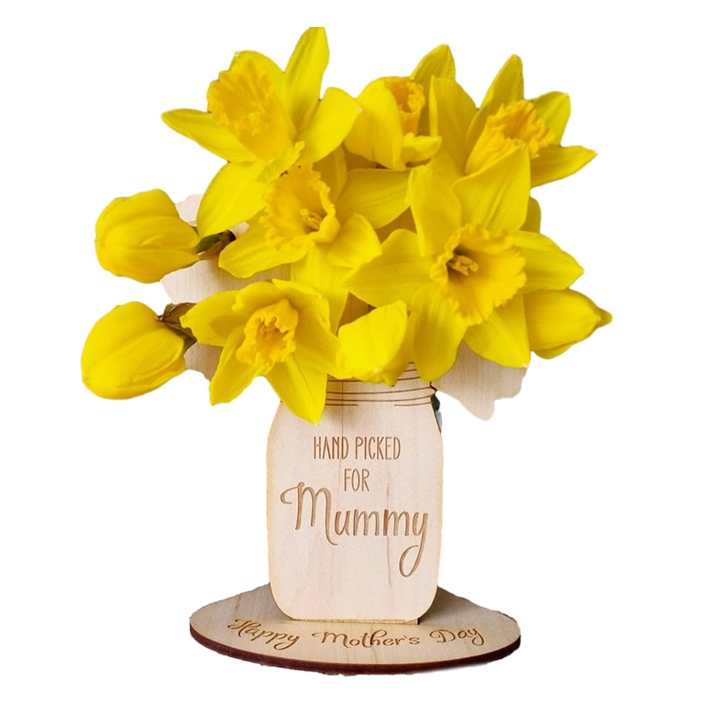 WINDLAND DIY Flower Holder Mother Day Hand Pick Flower Rack Gift for ...