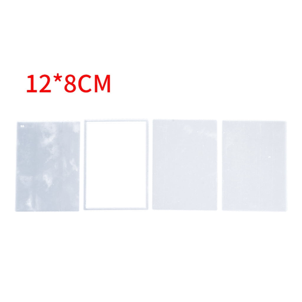 WINDLAND DIY Shake Acrylic Quicksand Blank Plate DIY Hand-making ...
