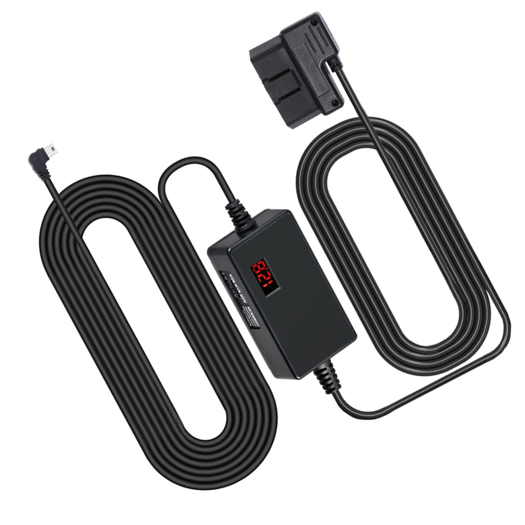 WINDLAND Dashing Camera Hardwire Kit OBD To USB Adapter Power Cable ...