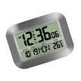 WINDLAND Digital Calendar Clock With Week Temperature Multiple Time ...