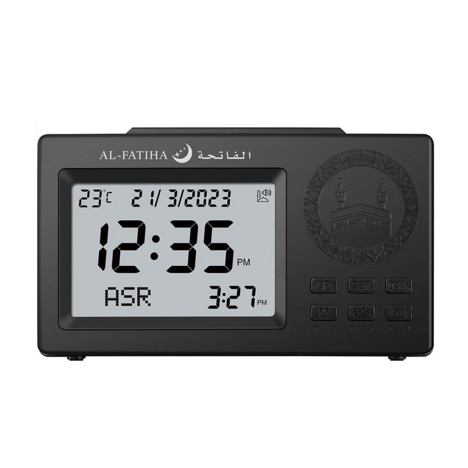 WINDLAND Digital Clock Islamic Azan Clock Muslim Prayer Alarm Table ...