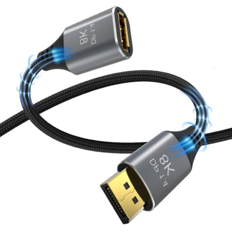 WINDLAND DisplayPort 1.4 8K 60Hz Male to Female Cable 4K 144HzExtension ...