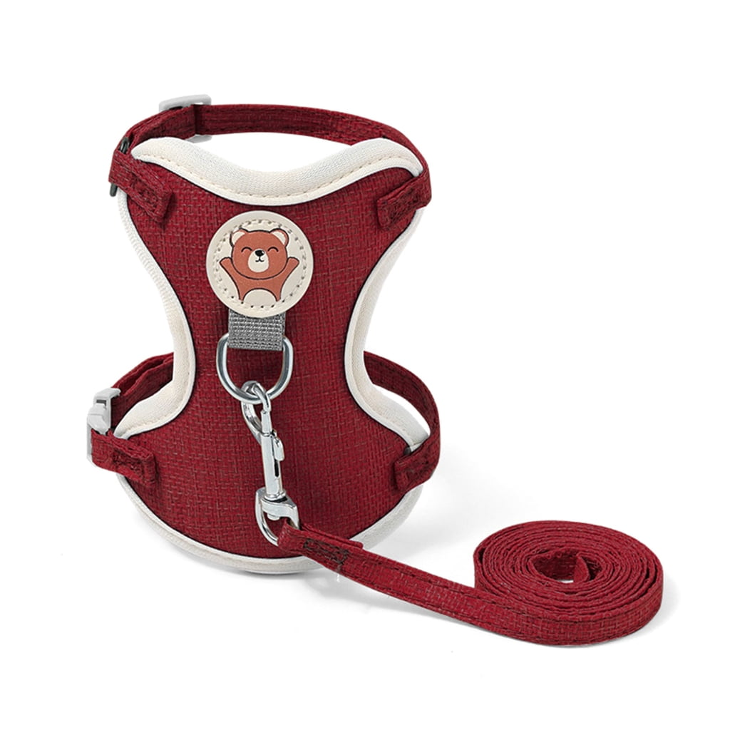 WINDLAND Dog Anti-Escape Chest Back Traction Rope Rabbit Cat Leash Set ...