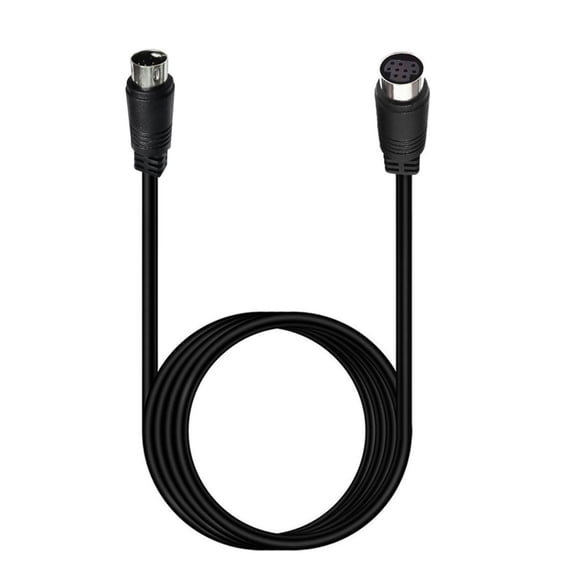 WINDLAND Mini DIN 9Pin Male to Female S Video Cable for Connecting TV ...