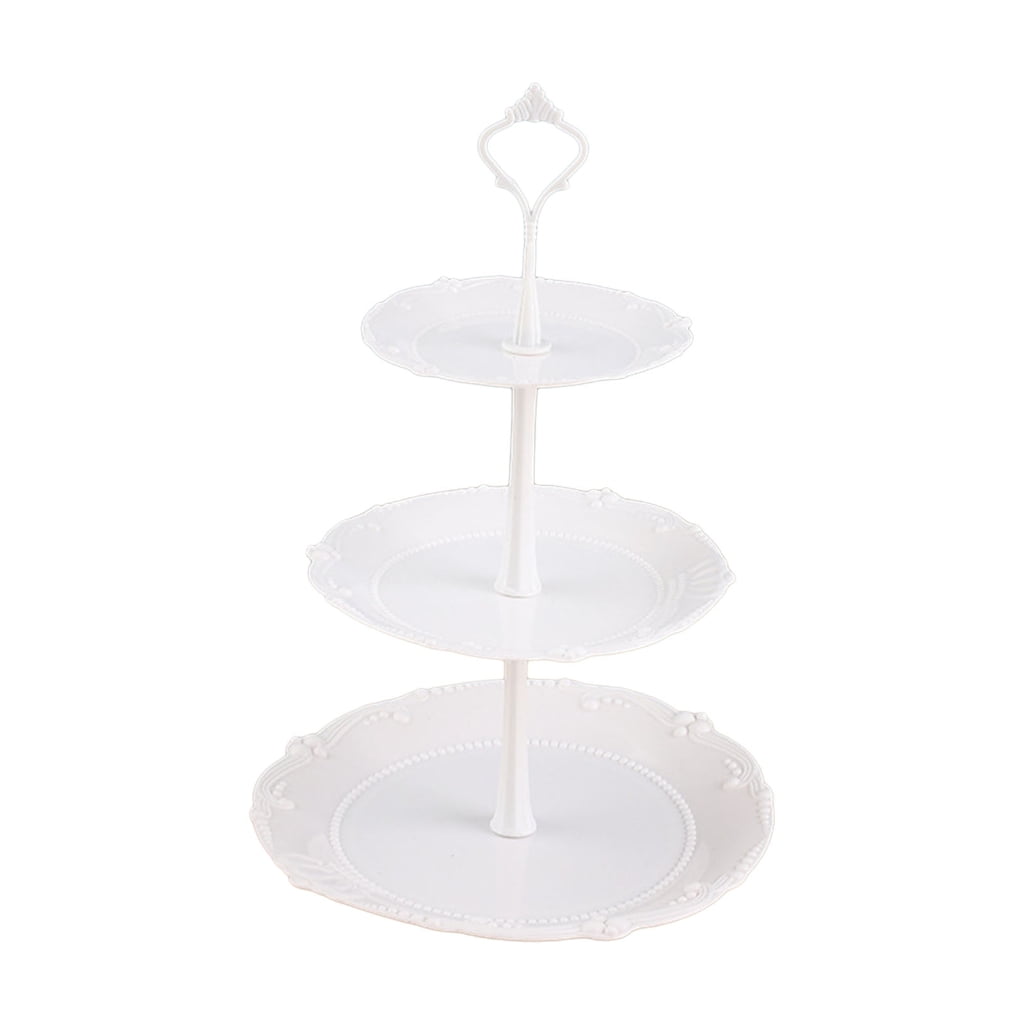 WINDLAND Durable Fruit and Dessert Organizer 3 Tiers Cake Display Stand ...