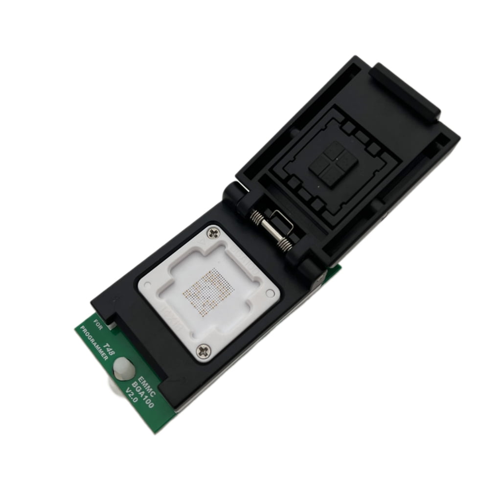 WINDLAND EMMC BGA100 Adapter Socket for T48 Programmer V2.0 Programmer Adapter Double Head Probe ...