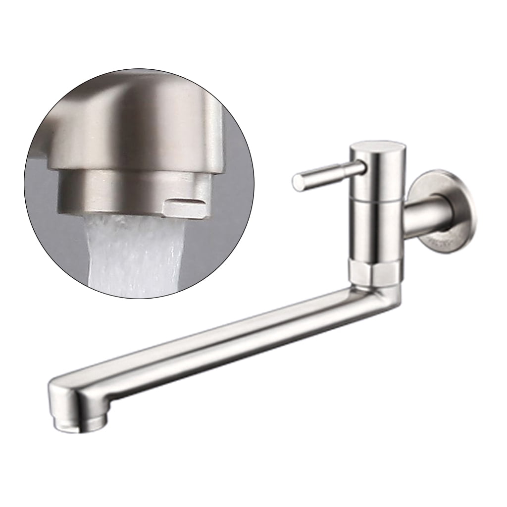 WINDLAND Easy to Install Wall Mount Kitchen Tap Modern & Durable Sink ...