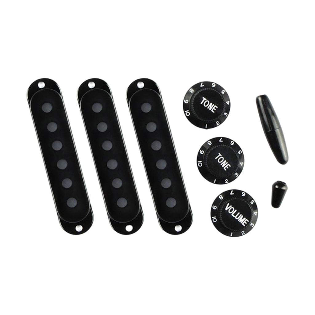 WINDLAND Electric Guitar Pickup Cover with Volumes Tone Control Knob ...