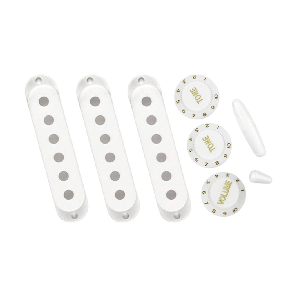 WINDLAND Electric Guitar Pickup Cover with Volumes Tone Control Knob ...