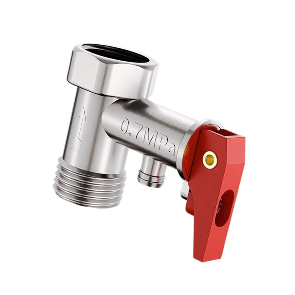WINDLAND Electric Water Heater Safety Valves Brass Universals Pressure ...