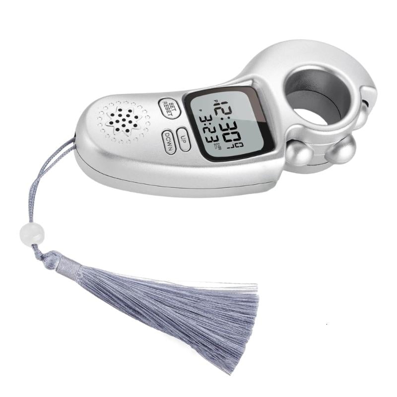WINDLAND Electronic Digital Tally Finger Counter Prayer Relaxation Tool Counters Gift ...