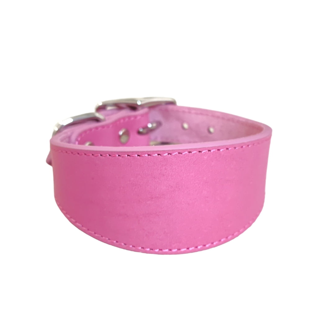 WINDLAND Elegant Dogs Leathers Collar Soft Padding Wide Collars ...