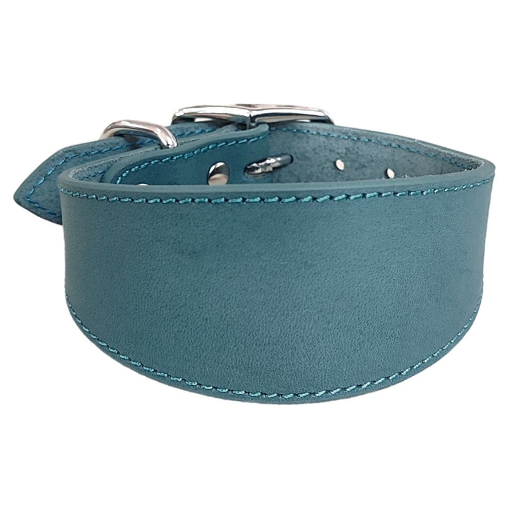 WINDLAND Elegant Dogs Leathers Collar Soft Padding Wide Collars ...