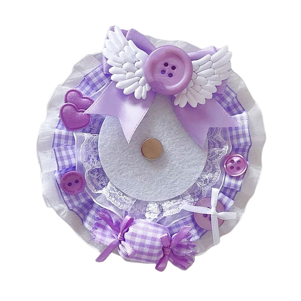 WINDLAND Elegant Lace and Candy Designs Button Badge Display Stand for ...