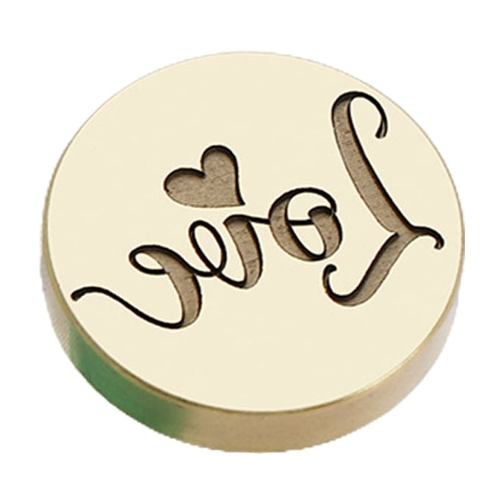 WINDLAND Emboss Wax Seal Stamp Head Removable Sealing Brass Stamp Head ...