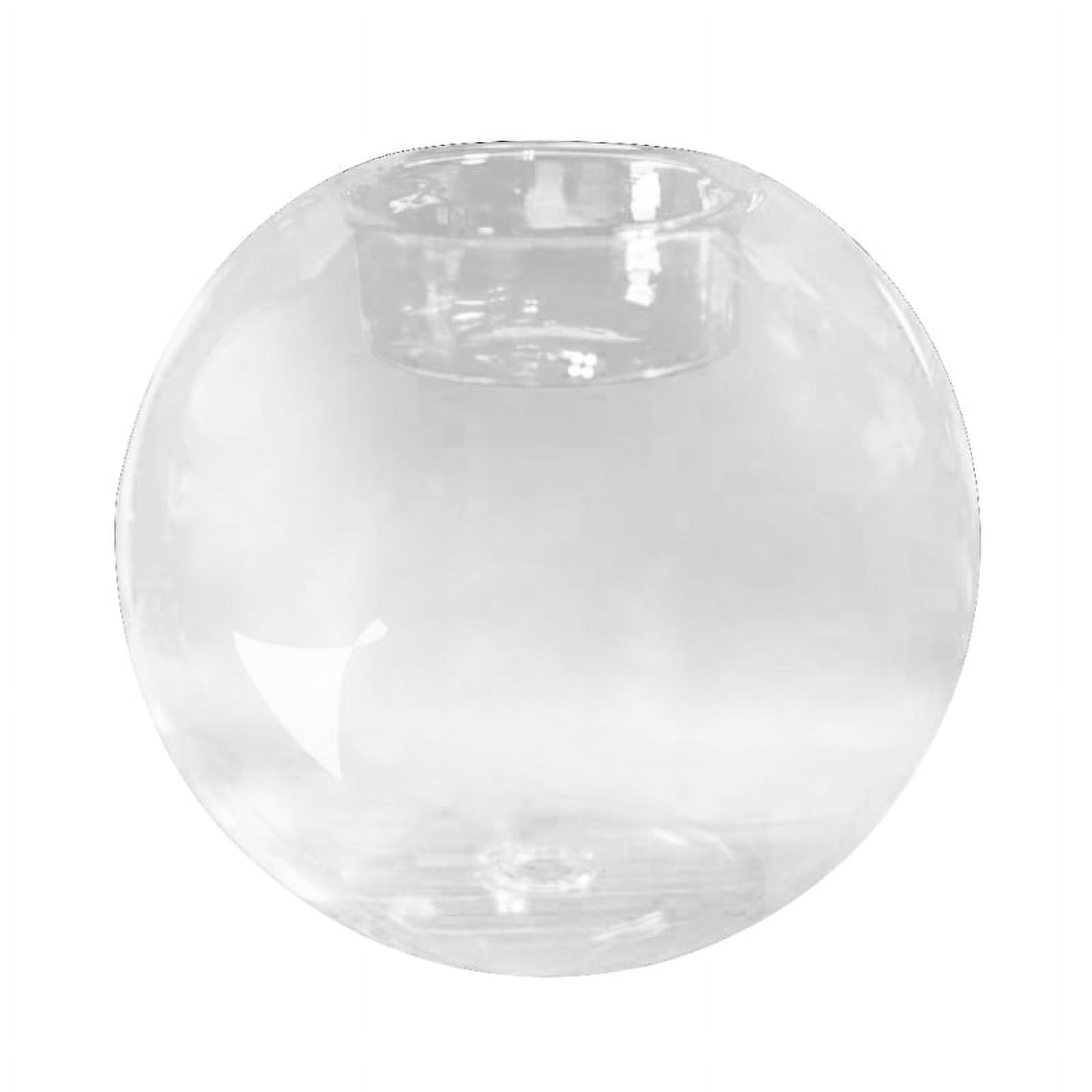 WINDLAND European Round Glass Candle Holder Decorative Candlestick ...