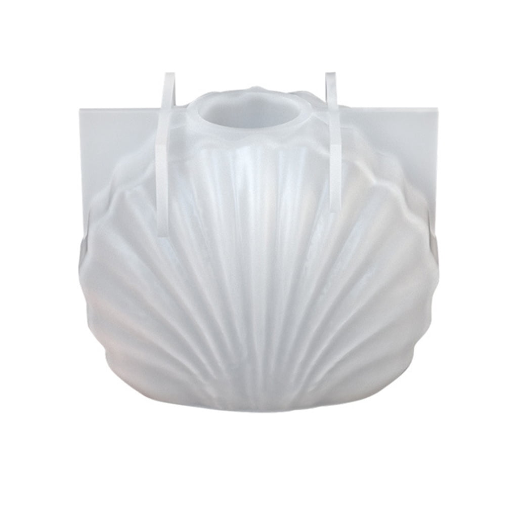 WINDLAND Fan Shaped Candlestick Molds Candle Holder Molds for Making ...
