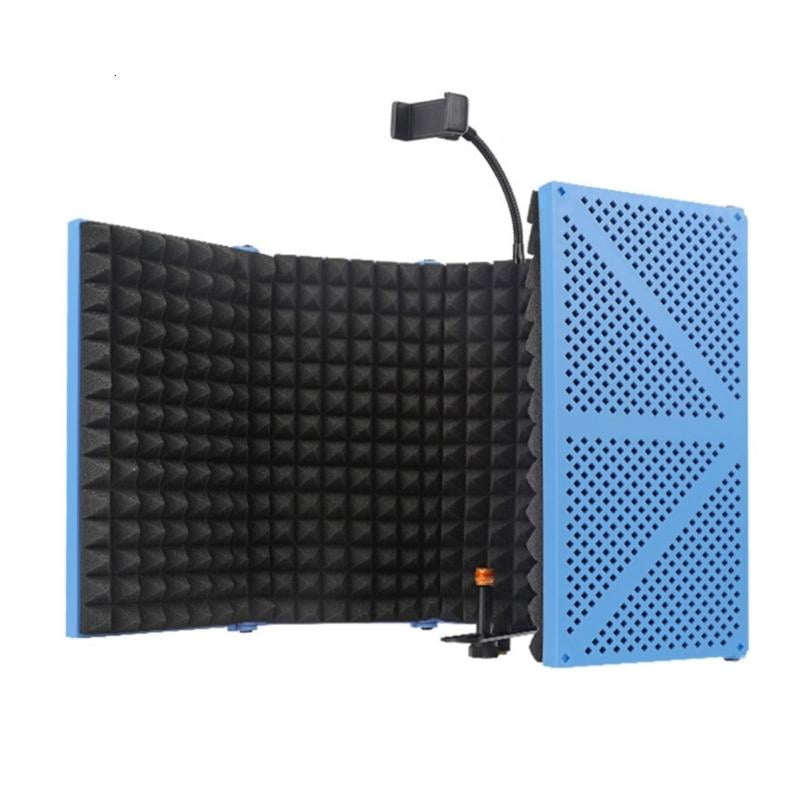 WINDLAND Five Sideds Microphones Isolations Shield for Effective Noise ...