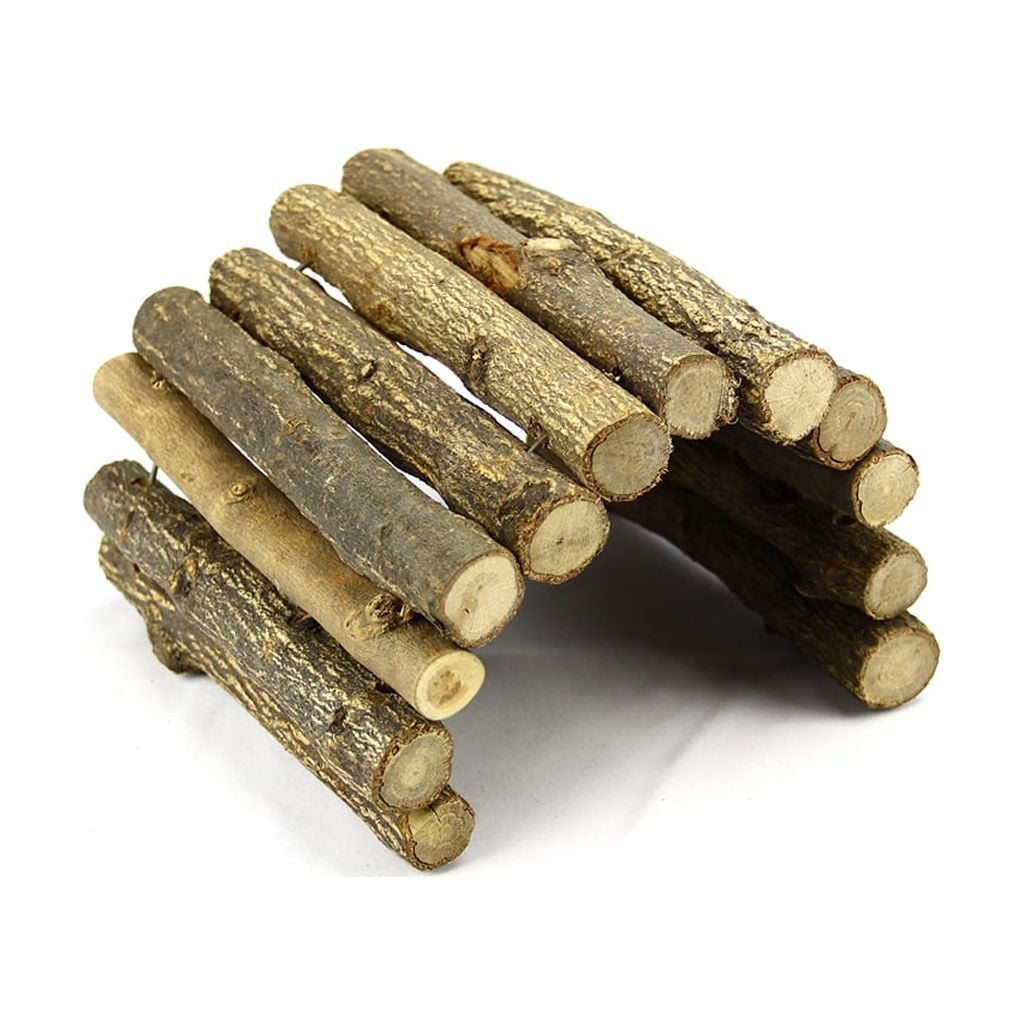 WINDLAND Flexible Wooden Bridge Hamster Ladder Small Animal Toy Rodent ...