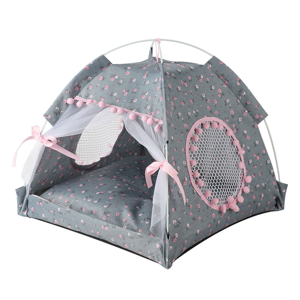 WINDLAND Foldable Cute Pet Dogs Tent Portable Outdoor Indoor Tent for ...