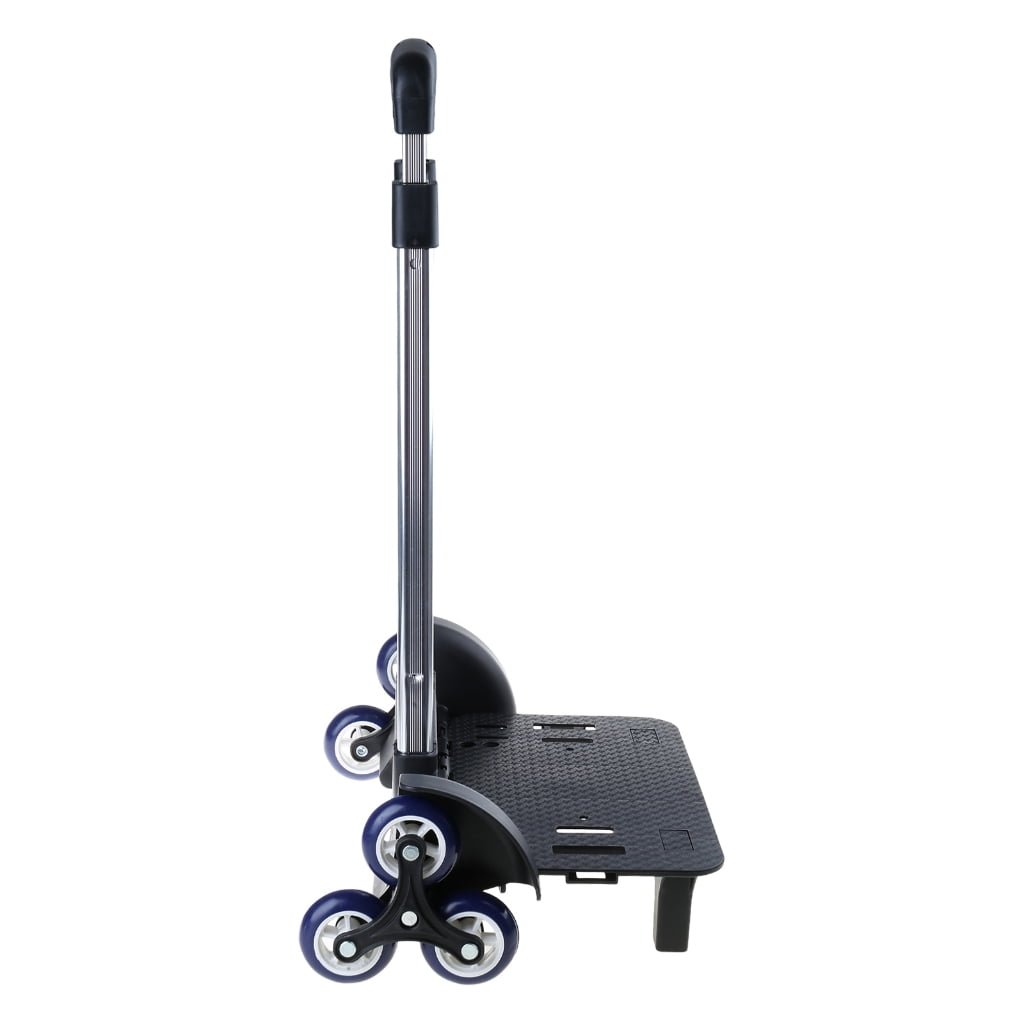 WINDLAND Foldable Trolley Cart 6 Wheels Backpack Trolley Aluminium ...