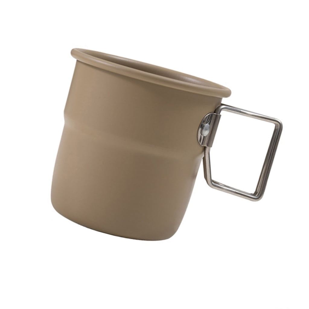 WINDLAND Folding Coffee Cup Tableware Outdoor Stainless Steel Teas Cup ...