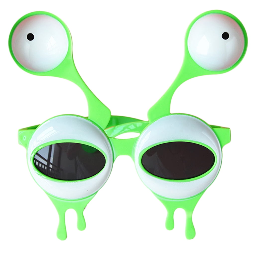 WINDLAND Funny Alien Sunglasses Photo Booth Props Glasses for Luau and ...