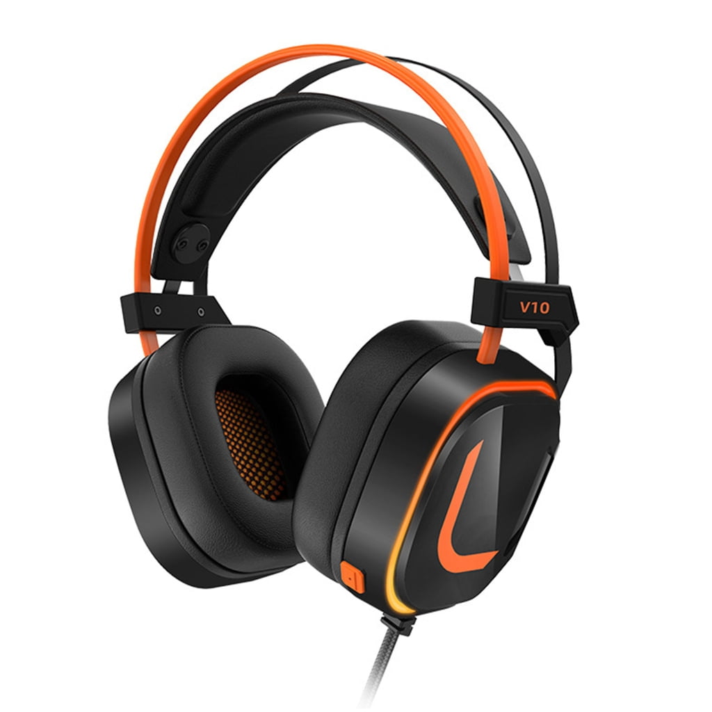 WINDLAND Gaming Headsets Corded Over Ear Headphones with 50MM Driver ...