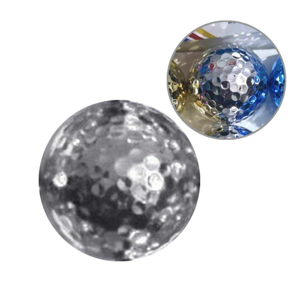 WINDLAND Golf Practice Ball Double Layer Plating Golf Ball for Golfers ...