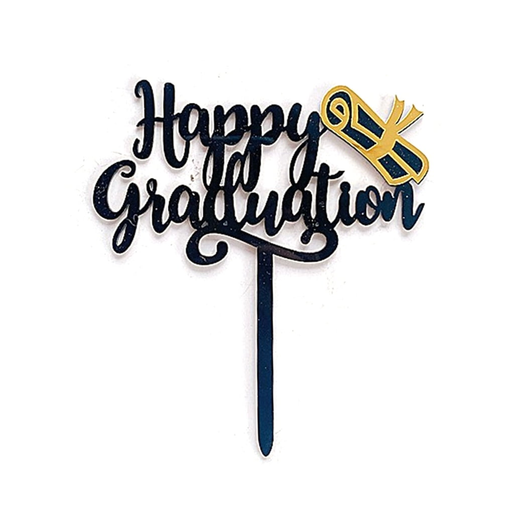 WINDLAND Graduation Acrylic Cake Toppers Pick for High School/College ...