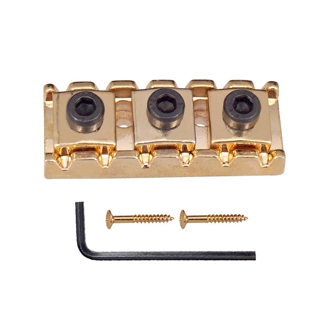 WINDLAND Guitar String Locking Nut with Mounting Screws and Wrench for ...