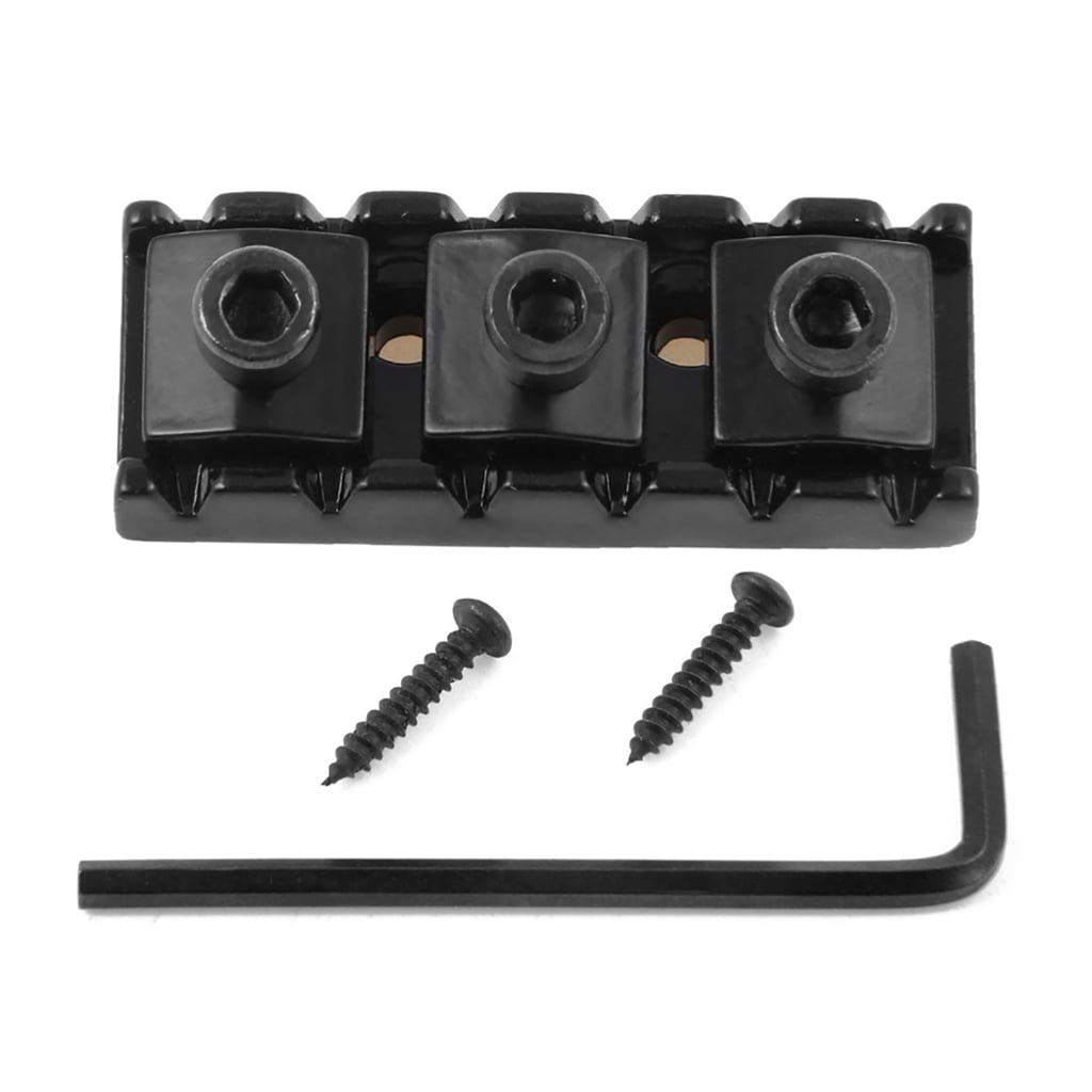 WINDLAND Guitar String Locking Nut with Mounting Screws and Wrench for ...