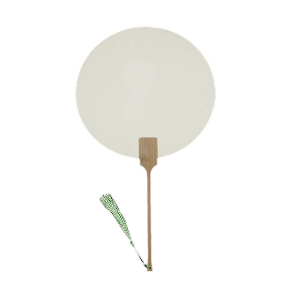 WINDLAND Handheld Fan Blank DIYs Paper Fan Calligraphys Painting Fan ...