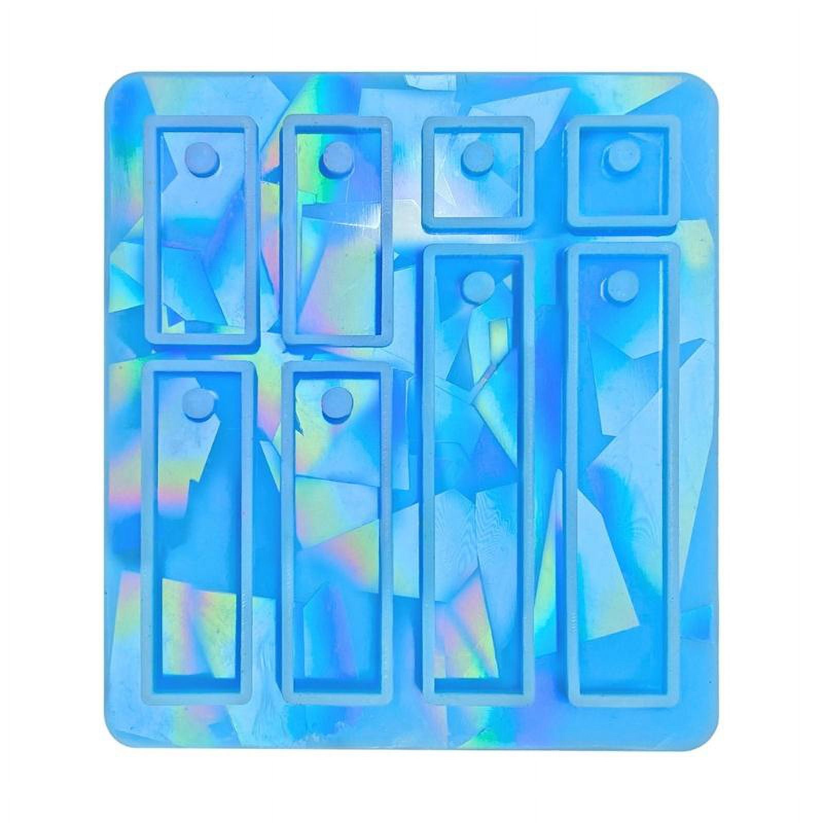 WINDLAND Holographic-Silicone Molds Rectangle Oval Light and Shadow ...