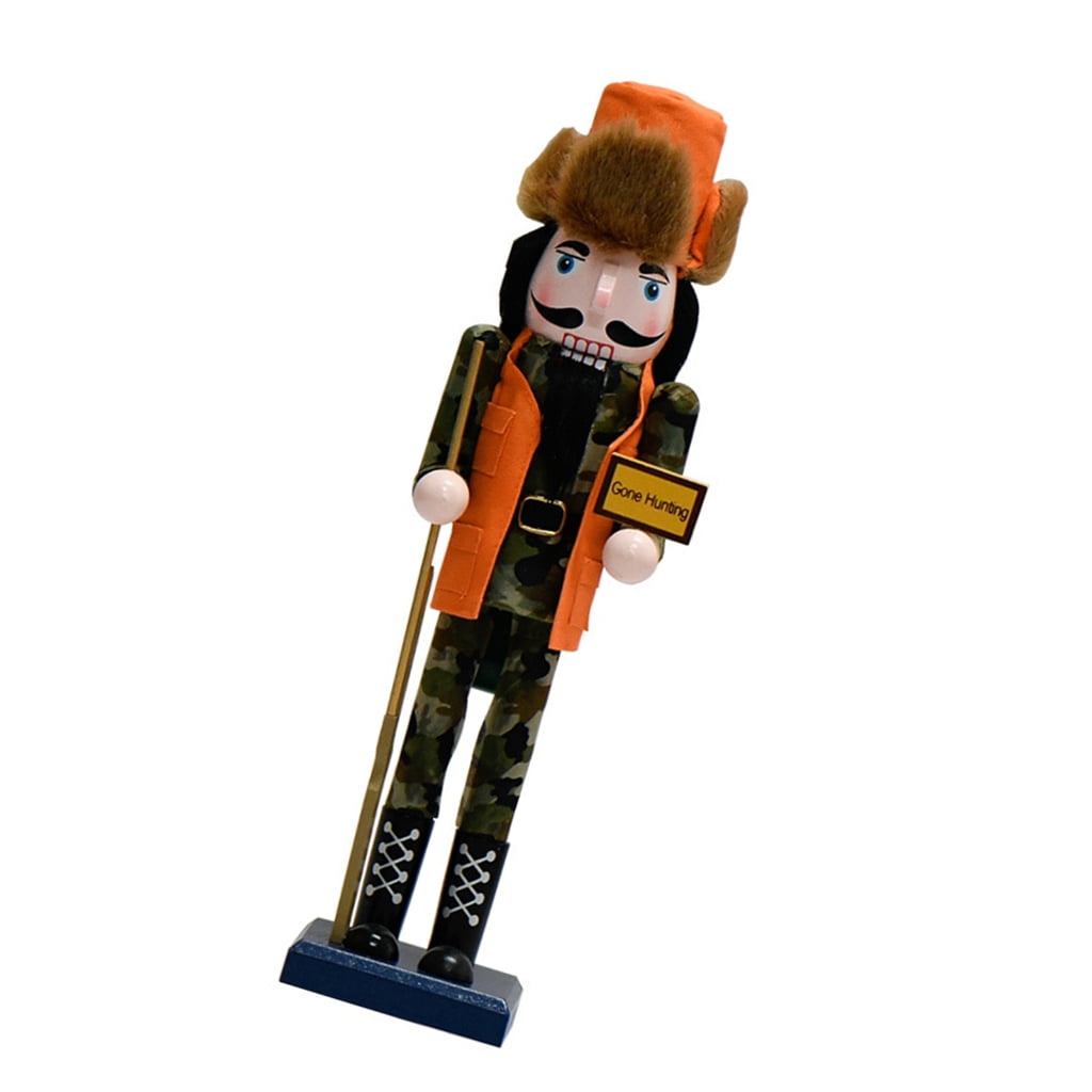 WINDLAND Hunter Nutcrackers Soldier Christmas Nutcrackers Office ...