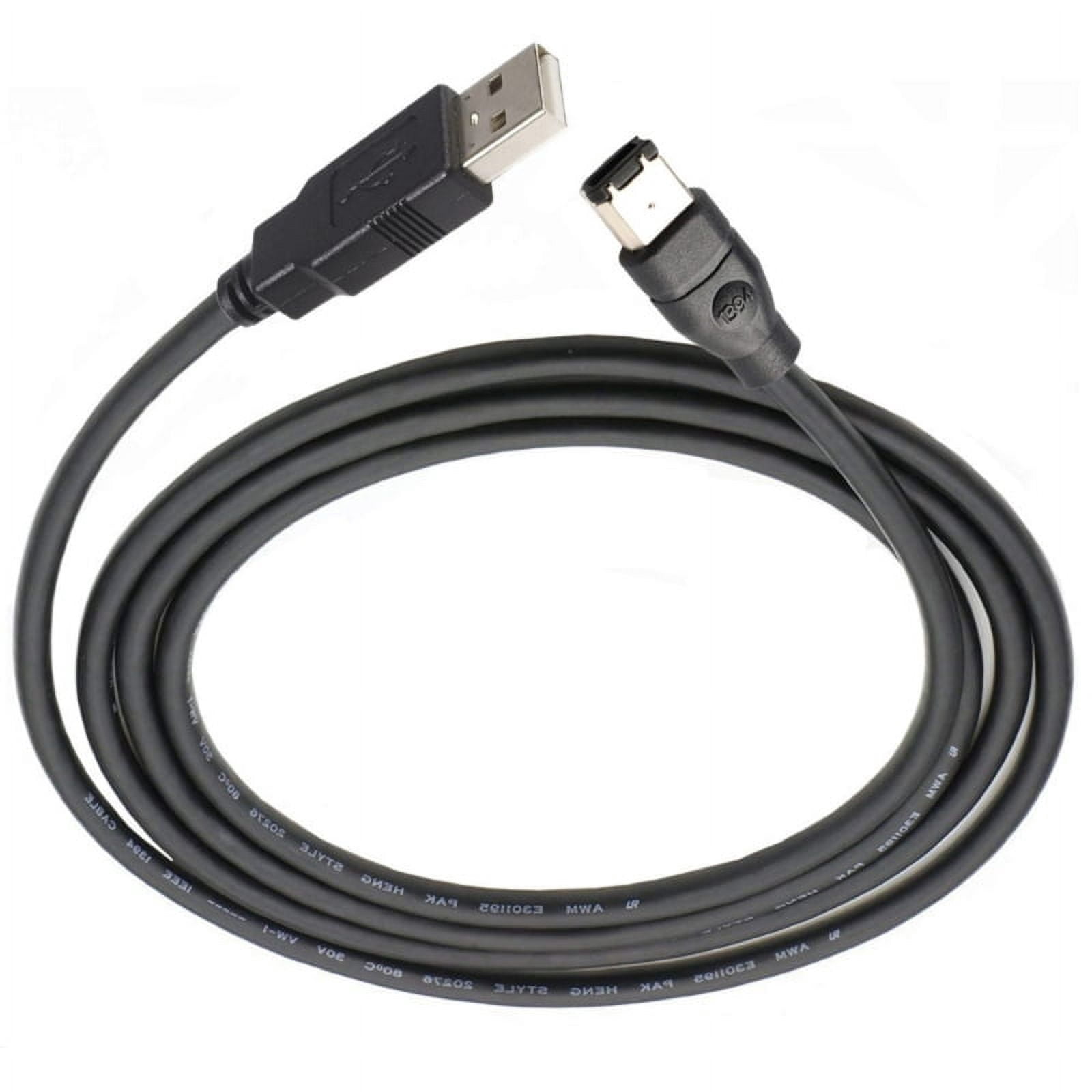 WINDLAND IEEE 1394 6Pin Male to USB Cable Transfer Data between USB and ...