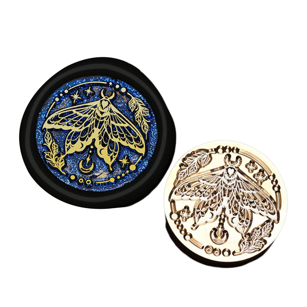 WINDLAND Insect Series Wax Seal Stamp for Photo Brass Head Butterfly ...