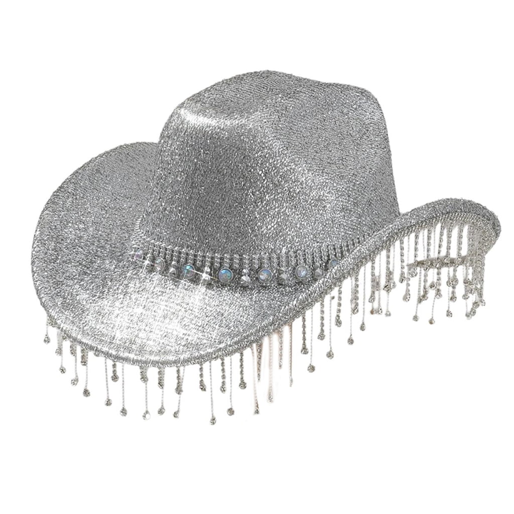 WINDLAND Jeweled Hat Heavy Crystal Cowboy Hats for Women Dancer ...