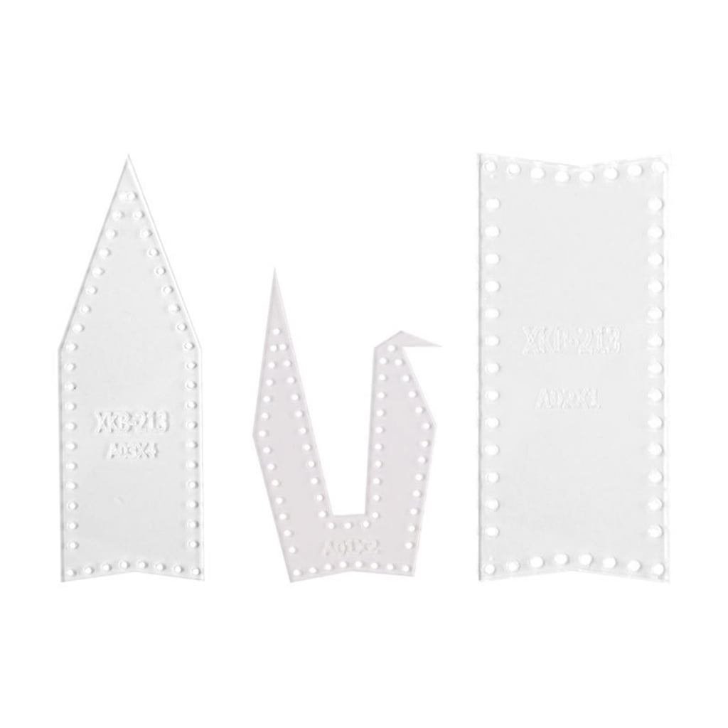 WINDLAND Keychains Pattern Acrylic Stencils, Clear Acrylic Templates ...