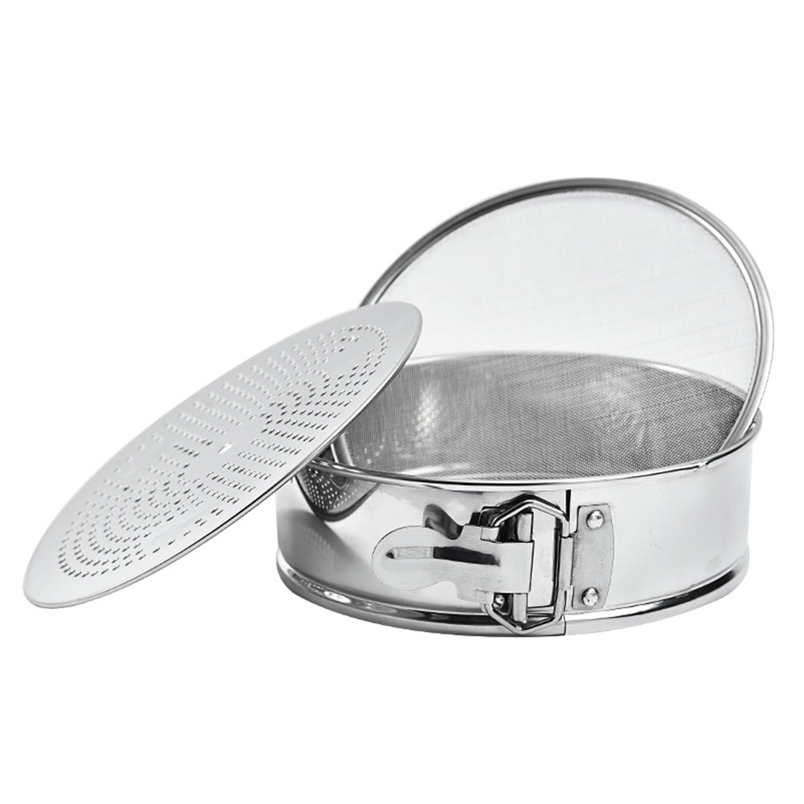 WINDLAND Kitchen Ultra-Fine Mesh Flour Sifter Professional Round Sieve ...