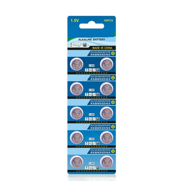 Balsa Circle LR44 Coin Cell Batteries, 1.5V, 12-Pack, Small Electronic ...