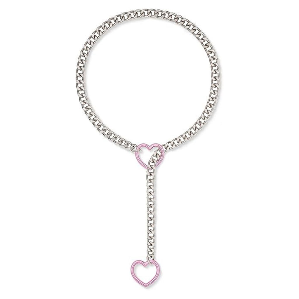 WINDLAND Lariat Y Necklace with Heart O Ring Adjustable Slip Chain ...