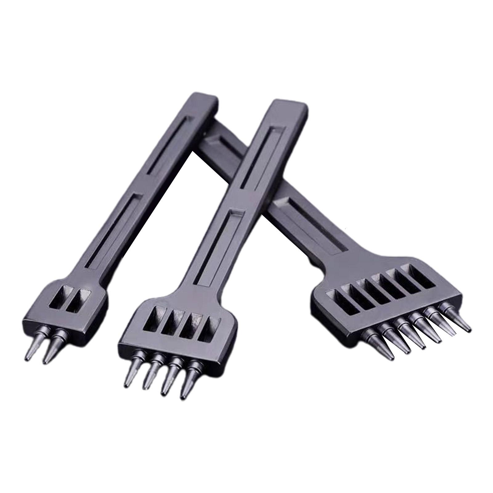 WINDLAND Leather Craft Tool Punch Tools Hand Hole Punches DIY Round ...