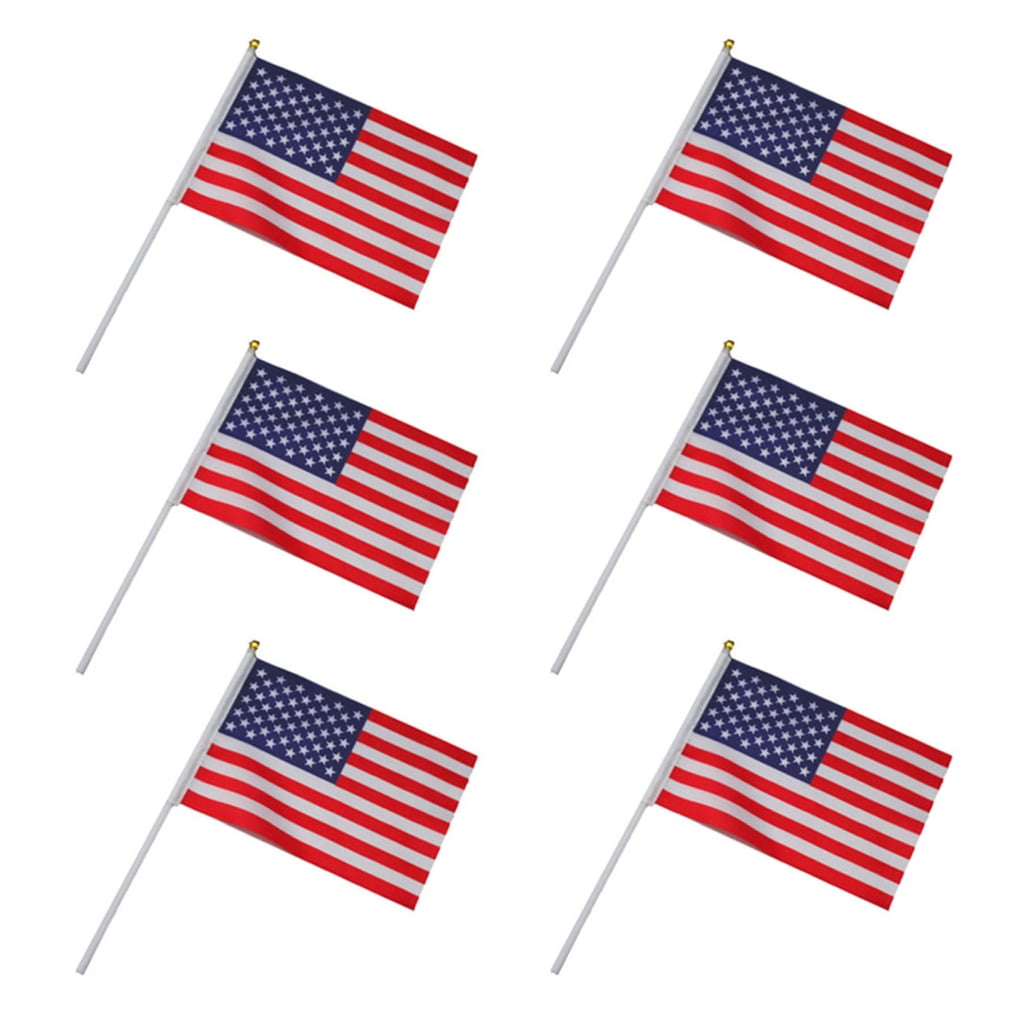WINDLAND Lightweight Handheld Flag Celebrate with Small American Flags ...