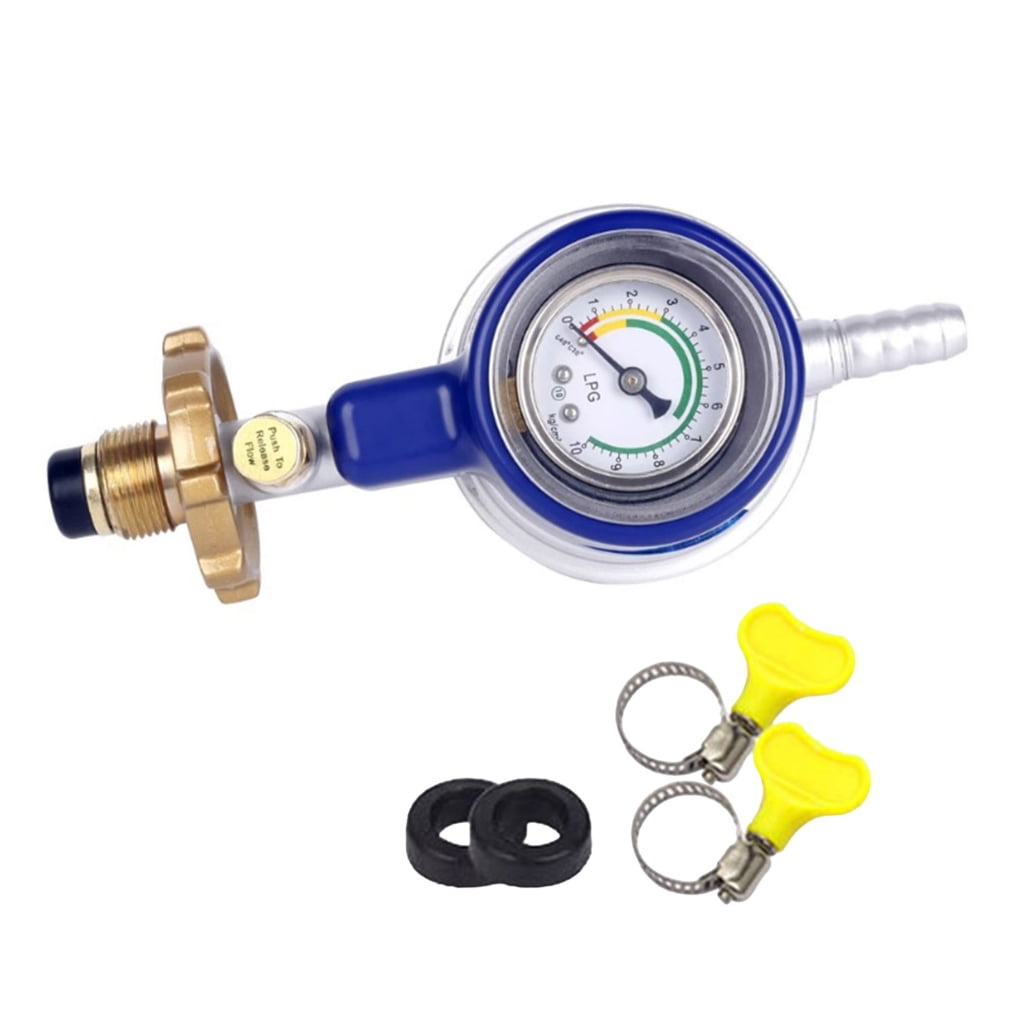 WINDLAND Liquefied Petroleum Gas Control Valves with Gauge Home Safety ...