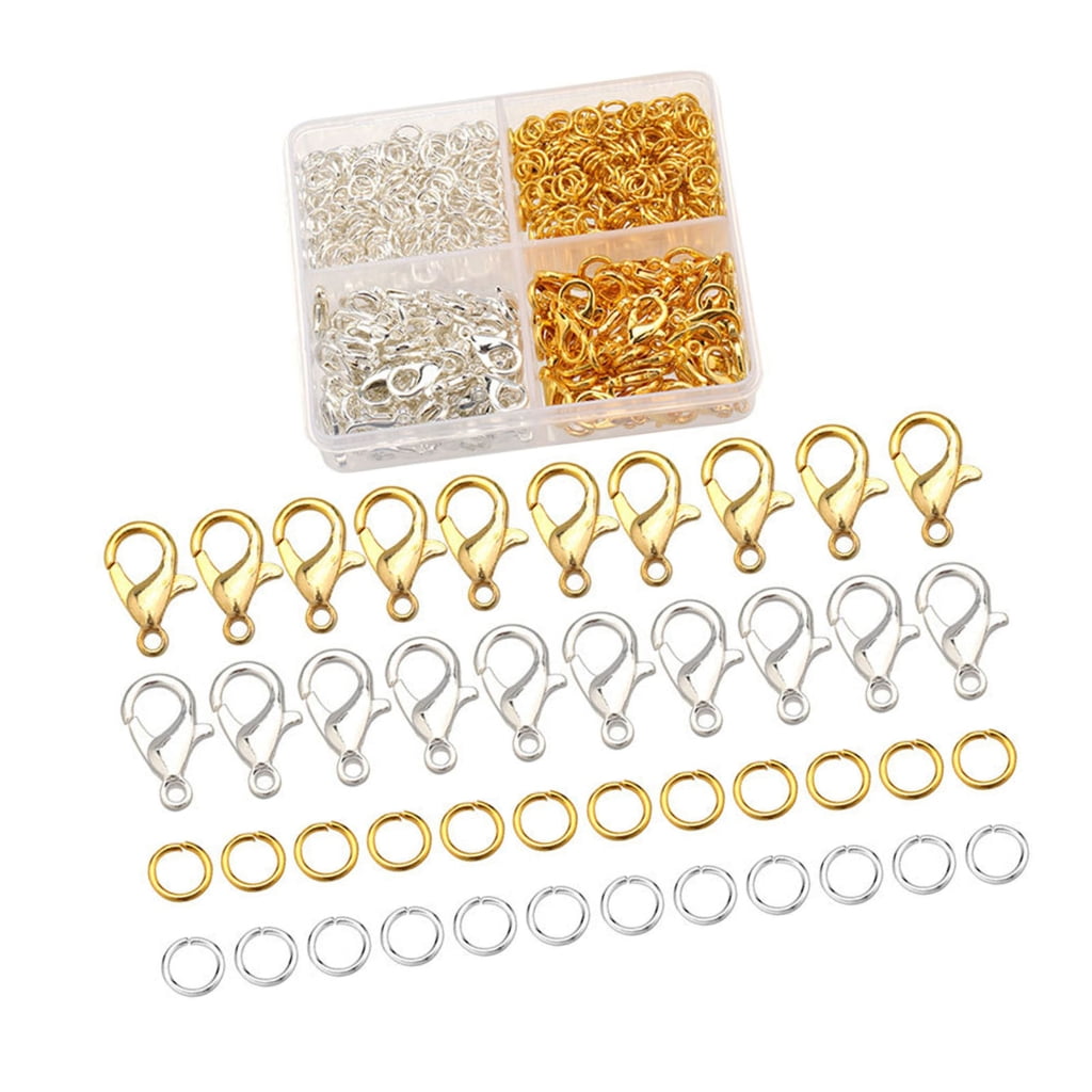 WINDLAND Lobster Clasps And Jump Rings Set for Keychains Jewelry ...