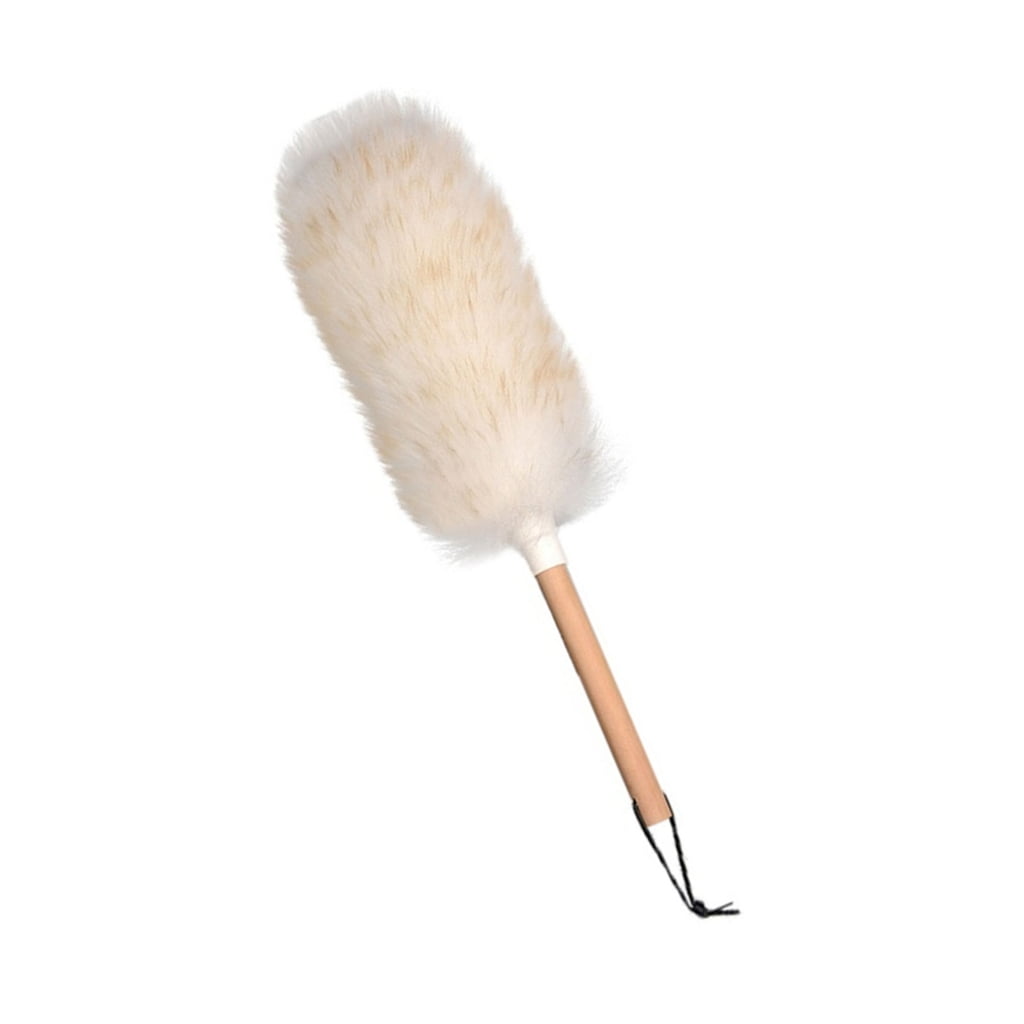 WINDLAND Long Reach Dusting Brush Bamboo Handle Soft Microfiber Home ...