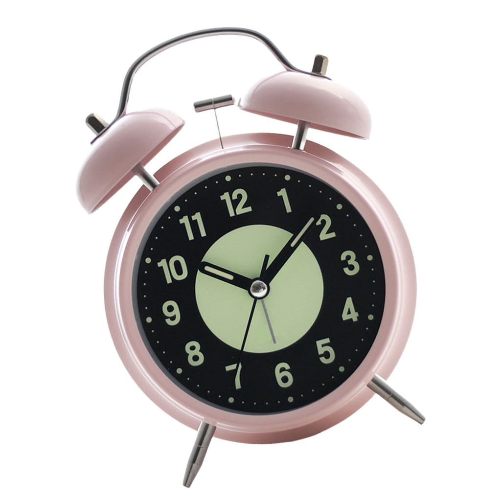 WINDLAND Loud Alarm Clock Twin Bells Quiet Quartzs Movement with ...