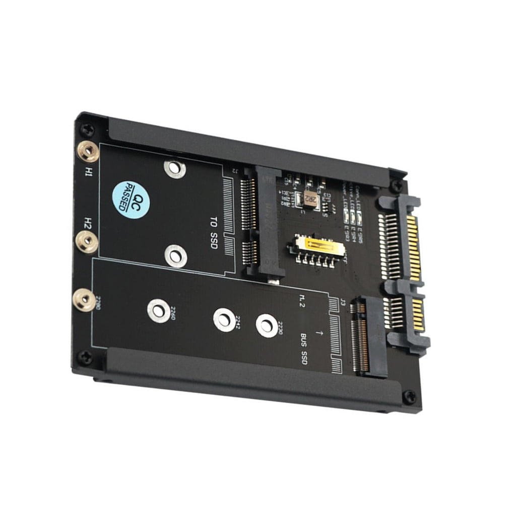 WINDLAND M.2 Plus MSATA to SATA3.0 Adapter 6Gbps Fast Speed Data ...