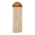 WINDLAND Macrame Wall Hanging Boho Semicircle Wooden Board Ornament ...